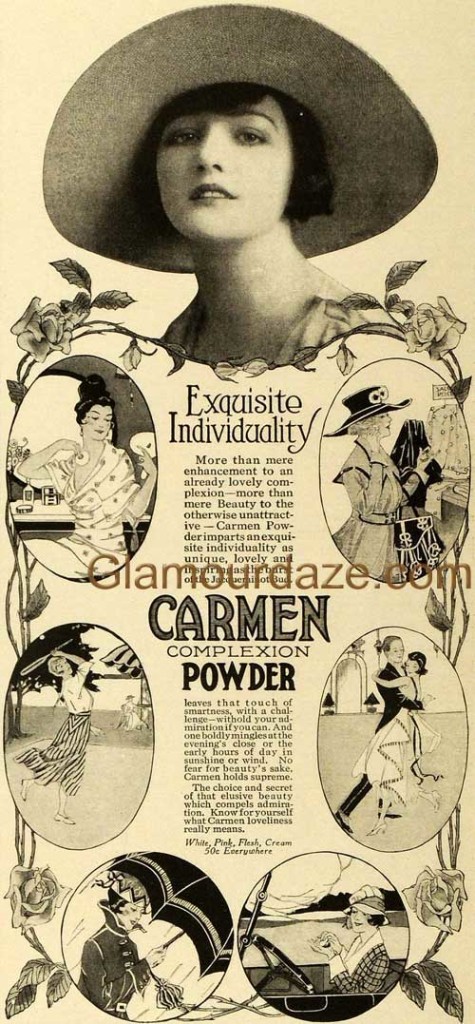 The History of 1900's Makeup - 1900 to 1919 - Glamour Daze