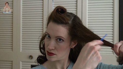 How to Do Victory Rolls | 1940's Pin up Hairstyles - Glamour Daze