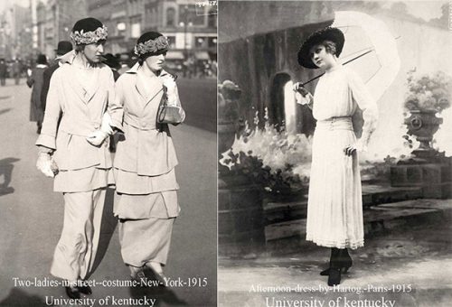 History of Womens Fashion - 1900 to 1919 - Glamour Daze